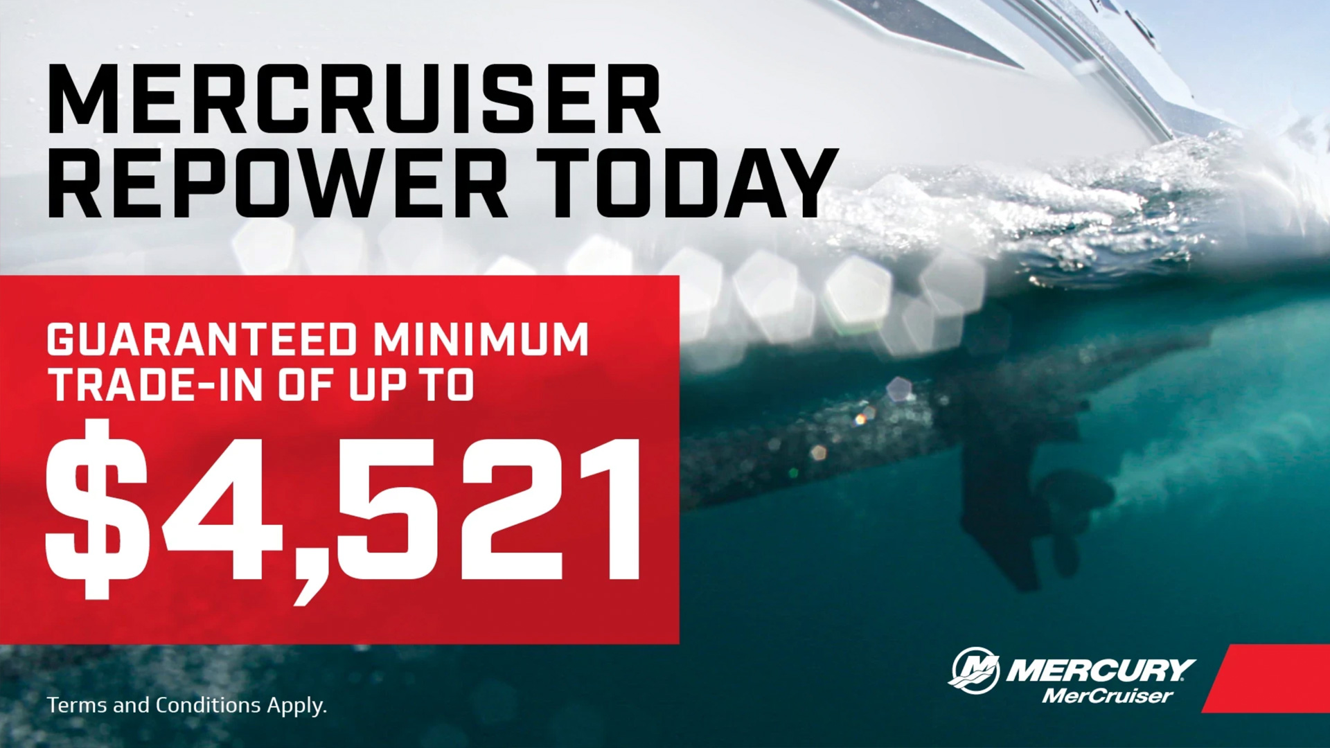 Mercruiser Repower Sale - Onshore Marine